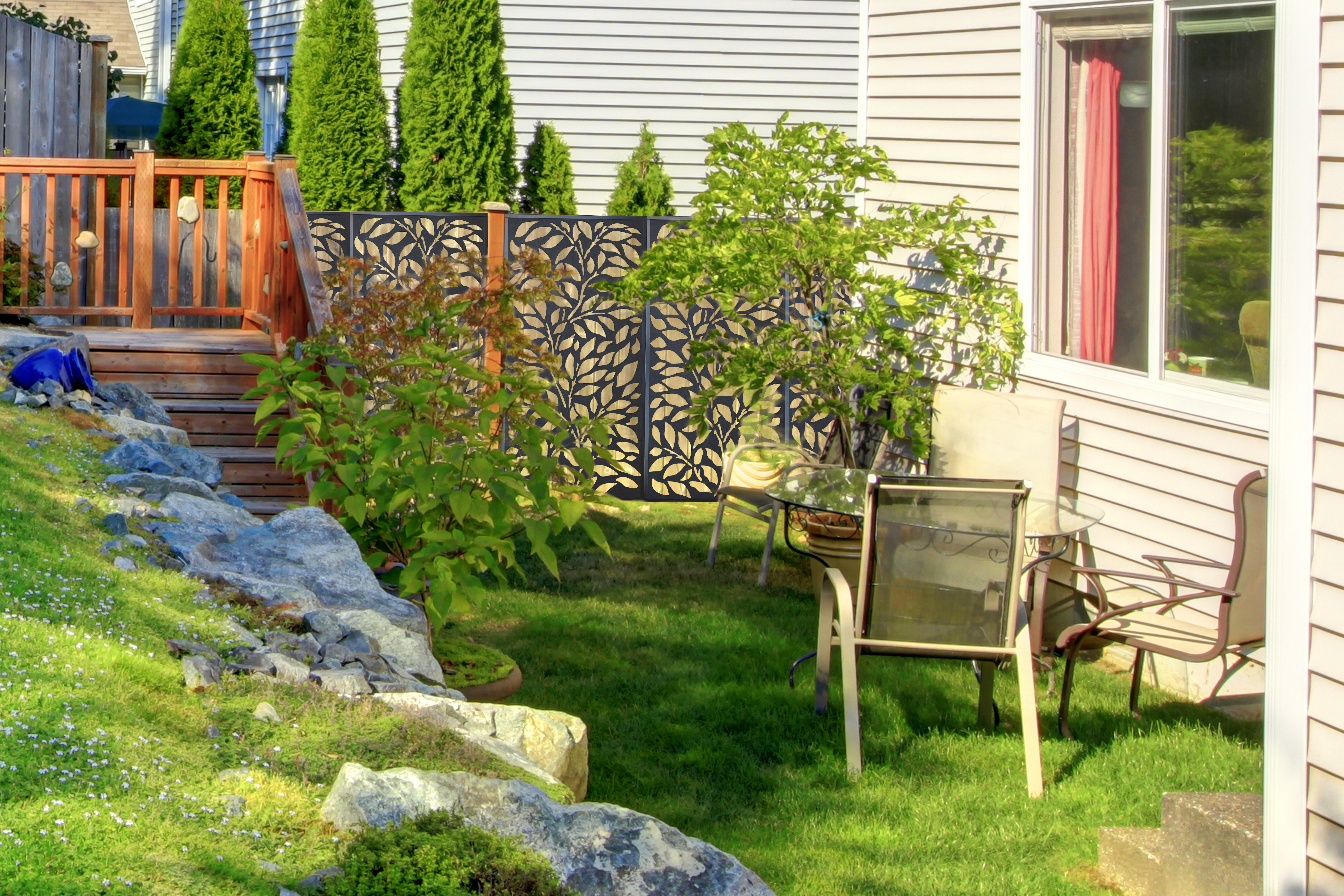 Matrix Decor Screens 6 ft. H x 3 ft. W Vinyl Privacy Screen & Reviews ...