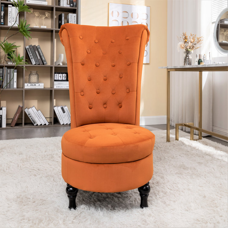 House of Hampton® Fulviah Velvet Slipper Chair & Reviews | Wayfair