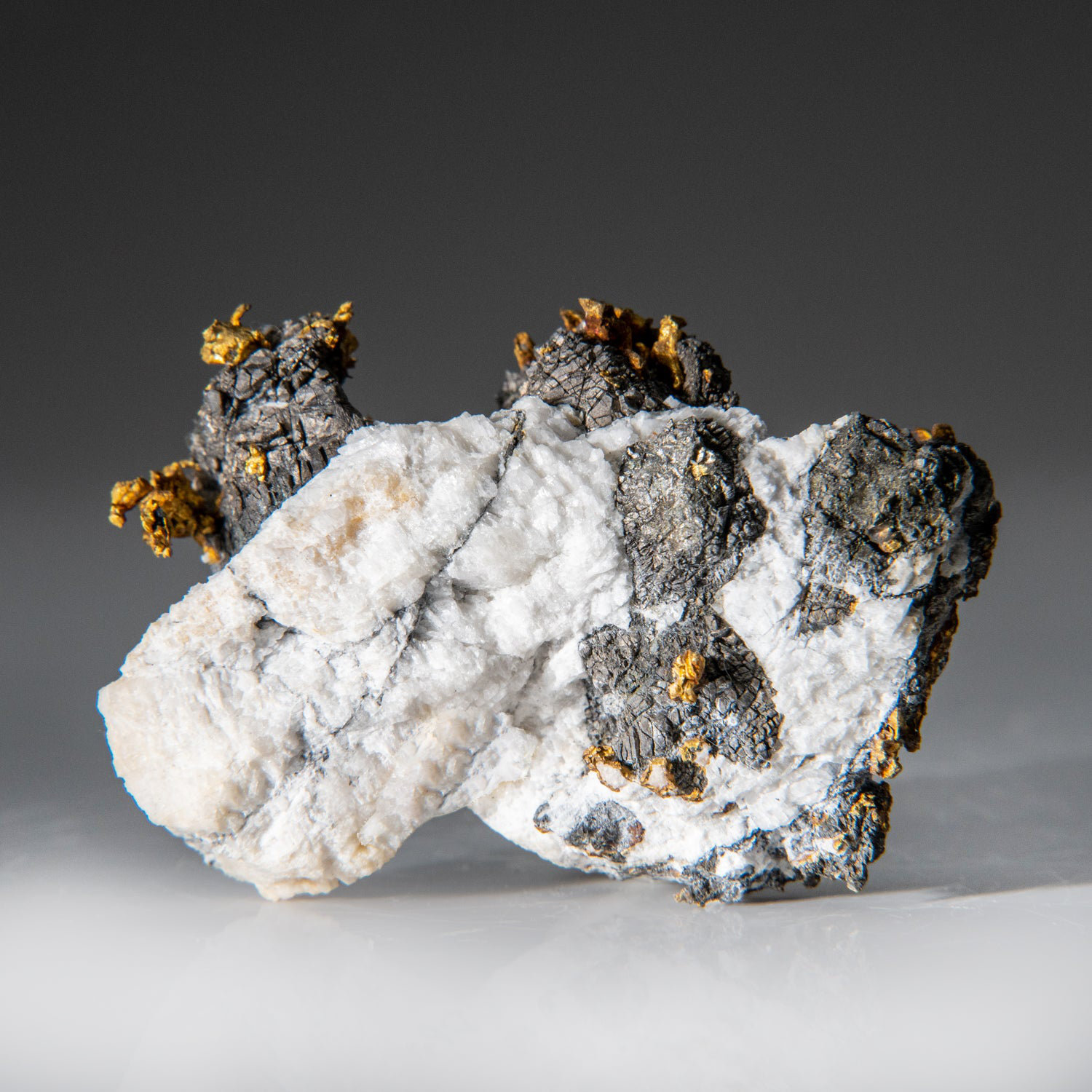Astro Gallery of Gems Native Gold with Arsenapyrite Diltz Mine ...