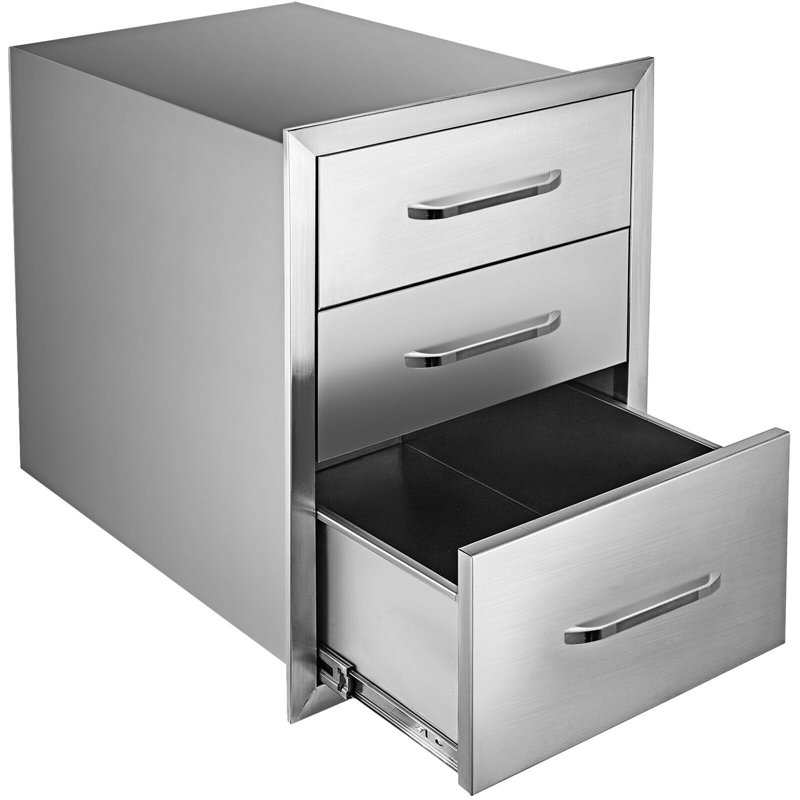 VEVOR Outdoor Kitchen Drawer 18"X23" Stainless Steel & Reviews | Wayfair