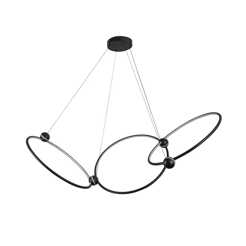 Kuzco Lighting Isho 3 - Light Dimmable LED Geometric Chandelier | Wayfair