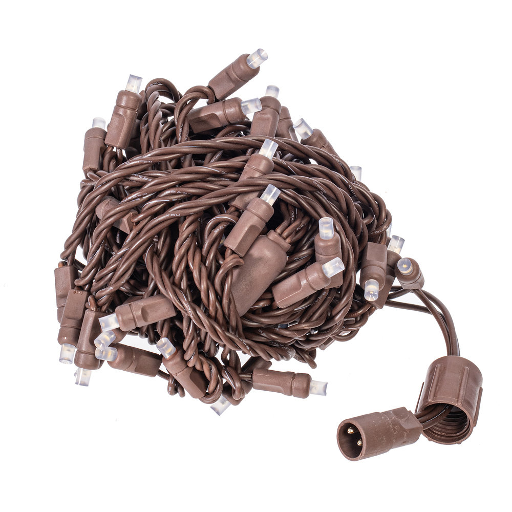 The Holiday Aisle® 50 Frosted Warm White Wide Angle Single Mold End ...