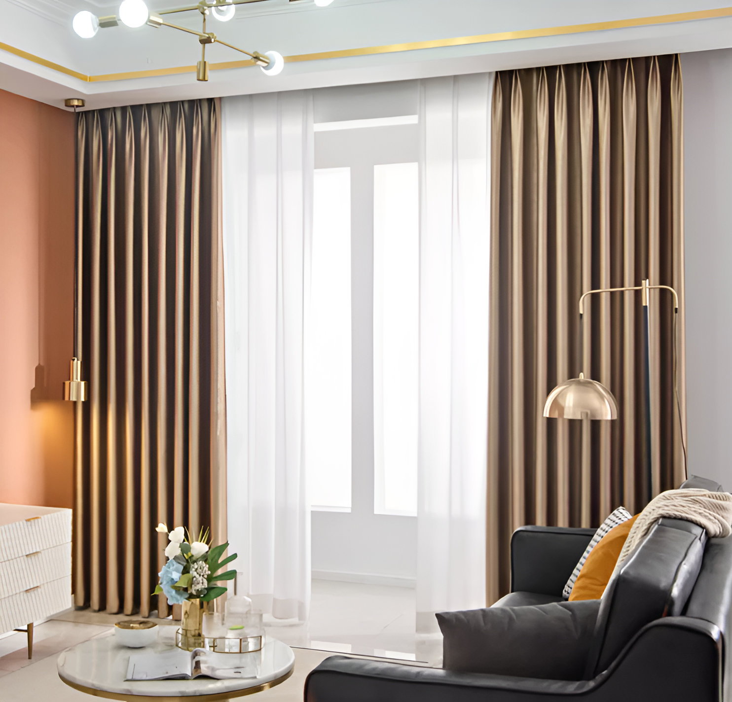 Rosalind Wheeler Calyce Polyester Room Darkening Curtain Panel | Wayfair
