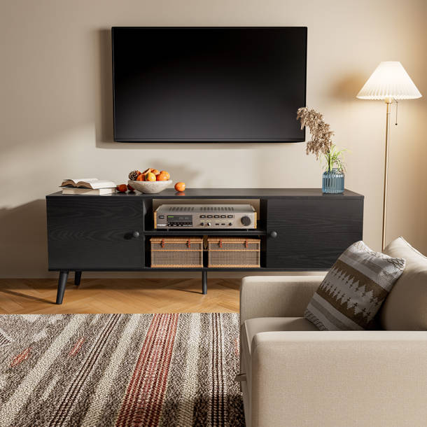 George Oliver Baber Upholstered 25.98'' Counter Stool with Solid Wood ...