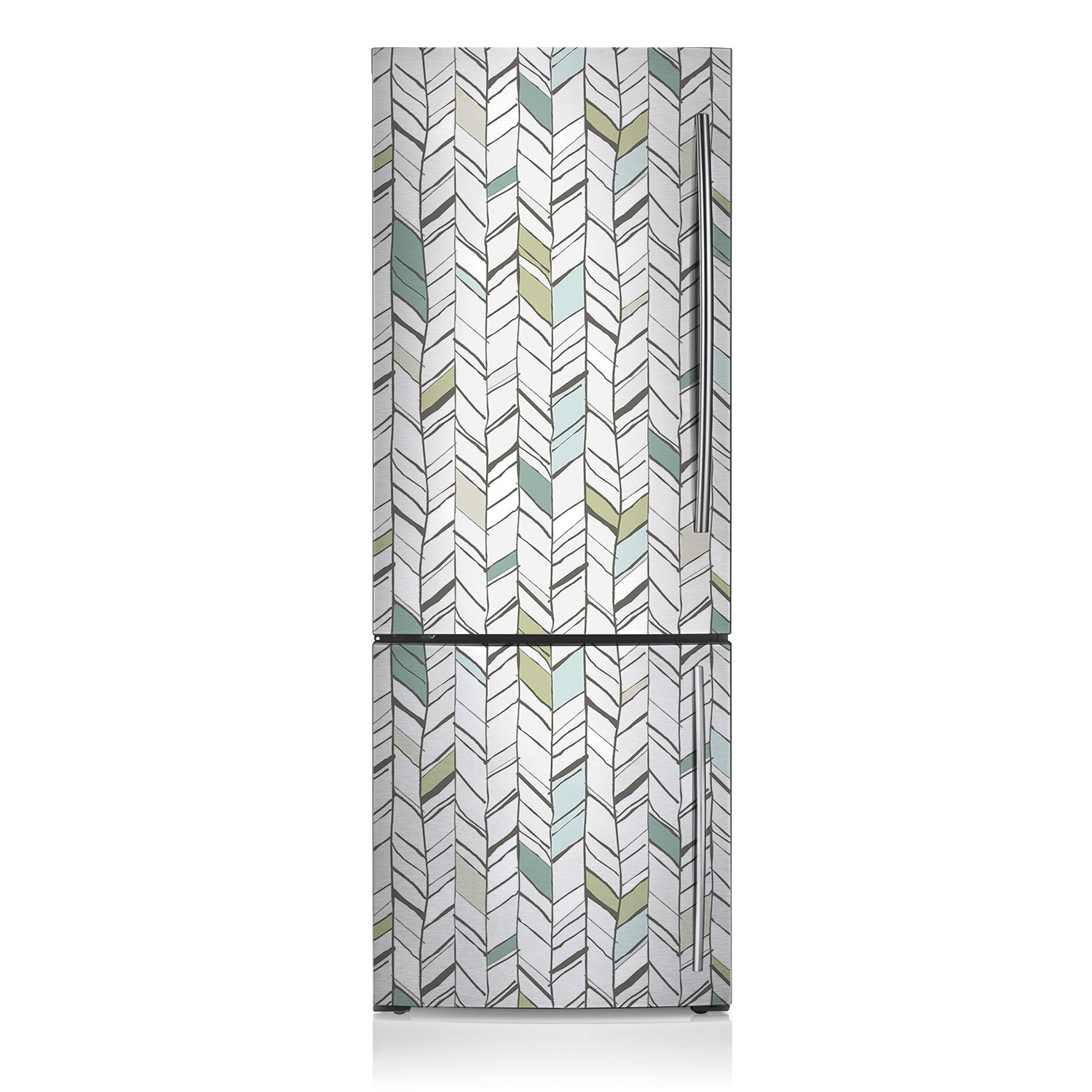 Corrigan Studio Herringbone Magnetic Door Sticker | Wayfair.co.uk