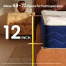 Alwyn Home Cool 8“ /10”/12” Extra Firm Gel Memory Foam Pocket Spring ...