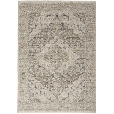 Canora Grey Gazzo Gray/Tan Rug | Wayfair