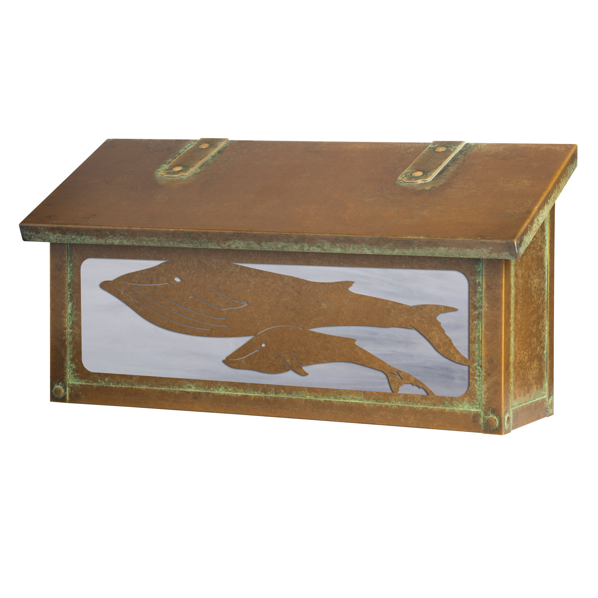 America's Finest Lighting Company Whales Wall Mounted Mailbox | Wayfair
