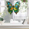 Astoria Grand Laurie Tiffany Glass Butterfly Window Panel & Reviews ...