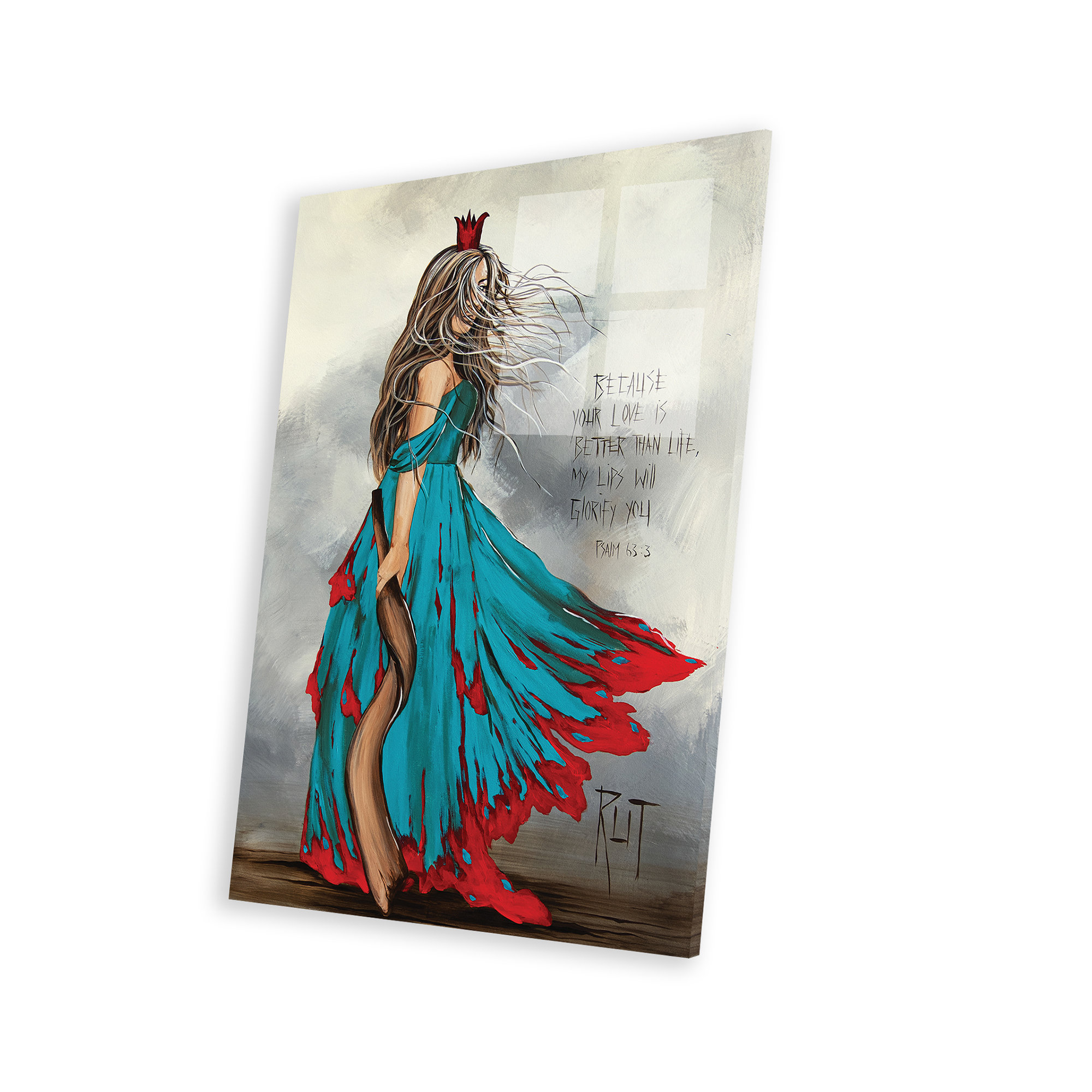 House of Hampton® Because Your Love On Plastic/Acrylic by Ruth's Angels ...