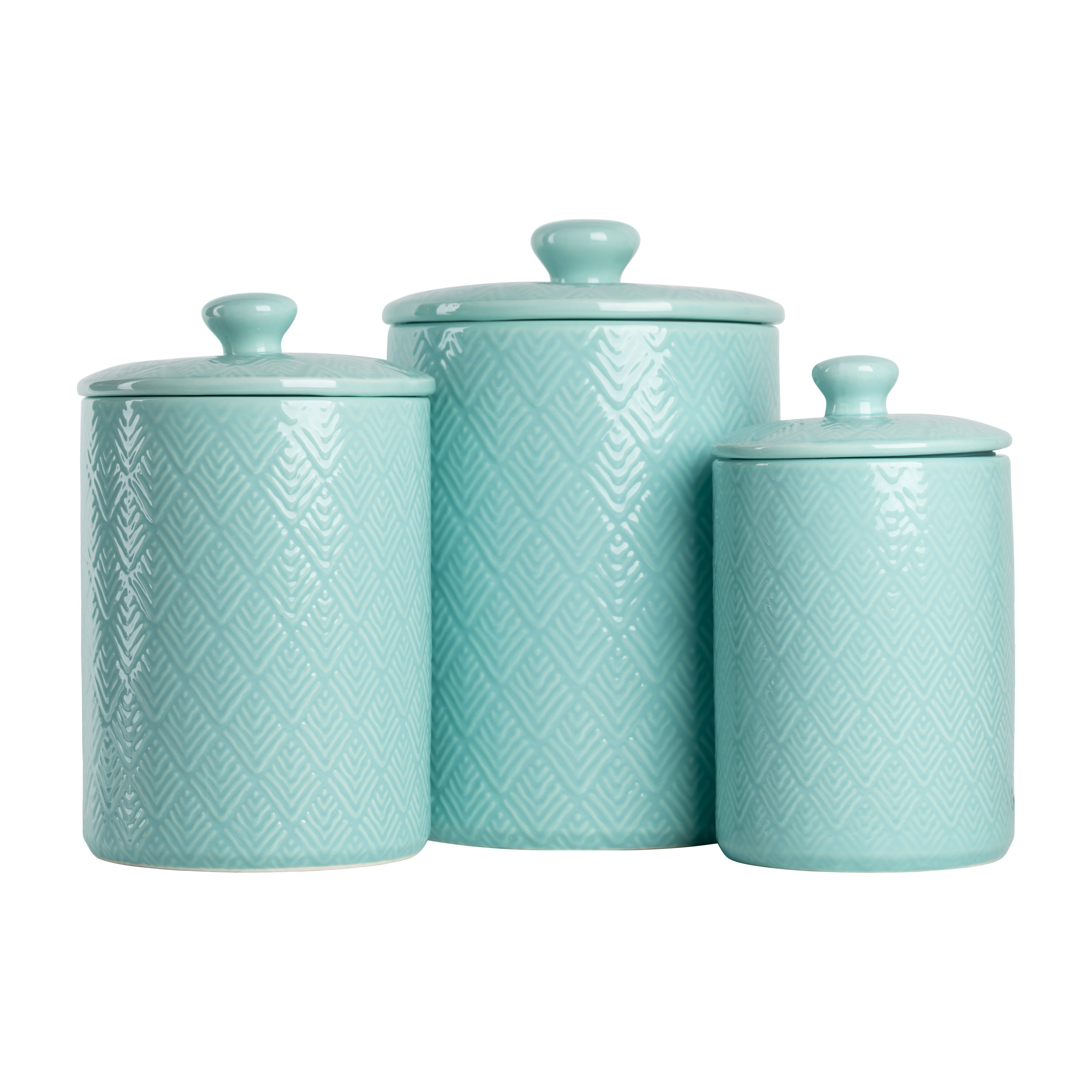 Wrought Studio™ 3 Piece Kitchen Canister Set & Reviews | Wayfair