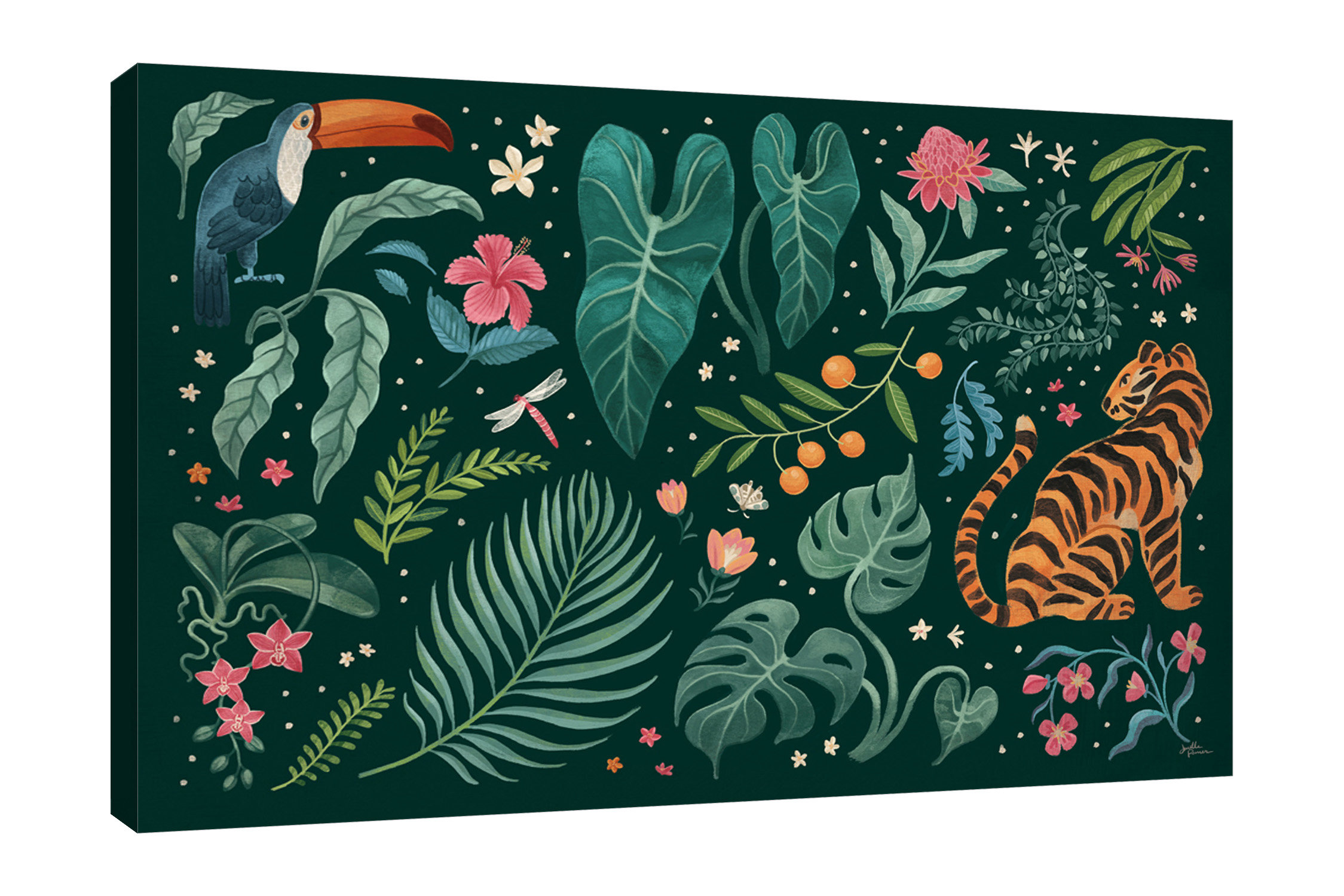 Jaxson Rea Jungle Love I by Janelle Penner - Wrapped Canvas Graphic Art ...