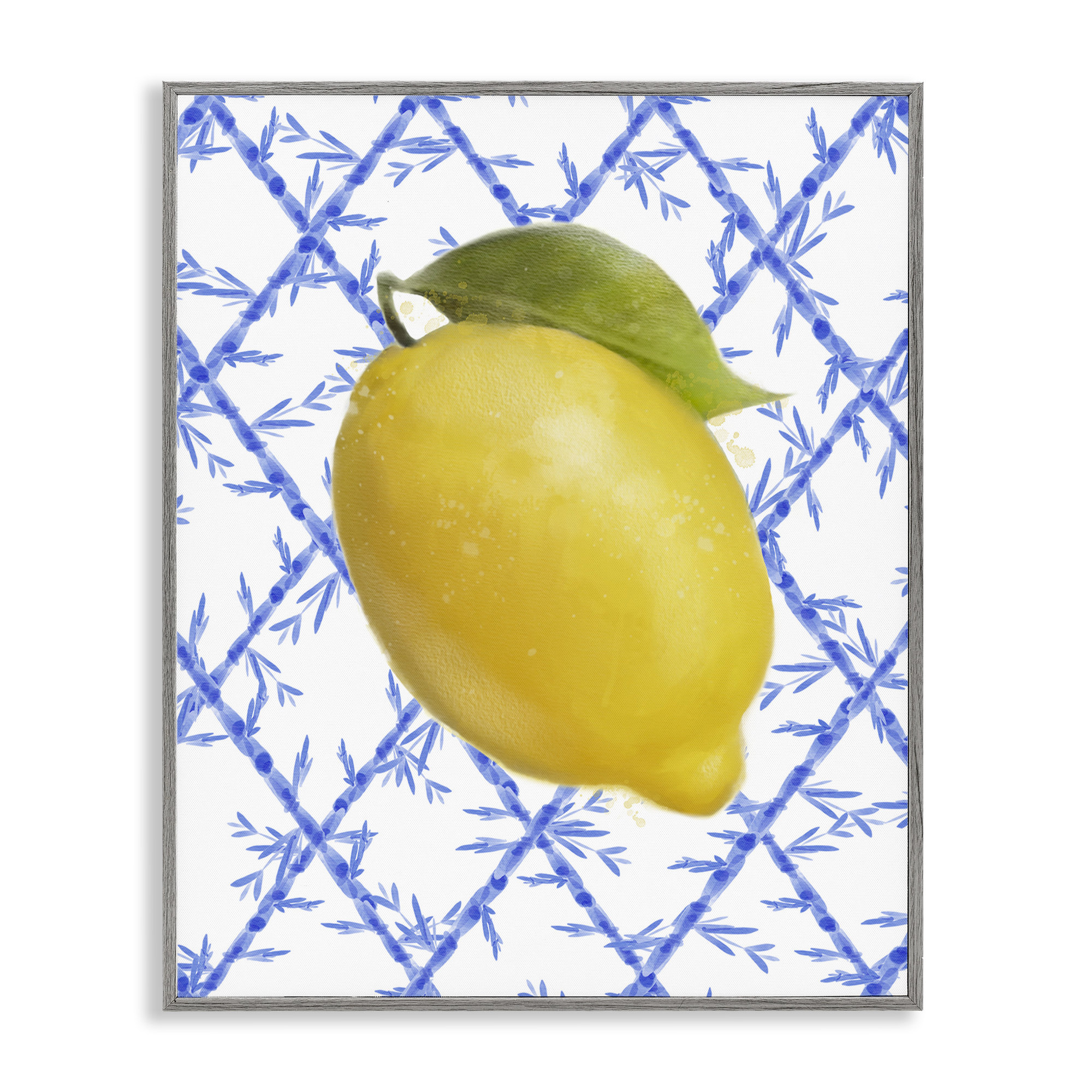 Dakota Fields Lemon Over Bamboo Vines Framed Giclee, design by Matthew ...