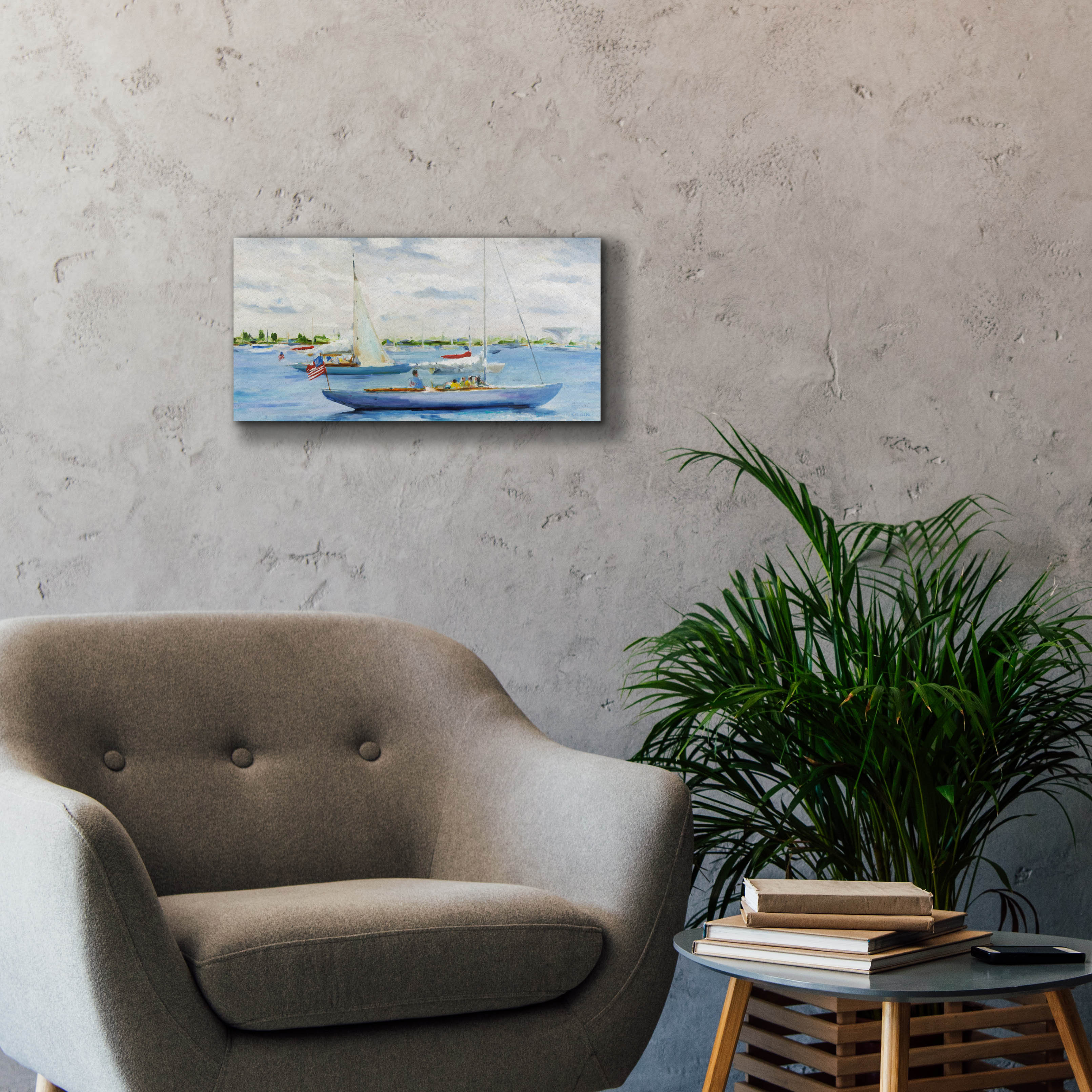 Breakwater Bay 'Fun And Lala' by Curt Crain Canvas Wall Art, 24" x 12 ...
