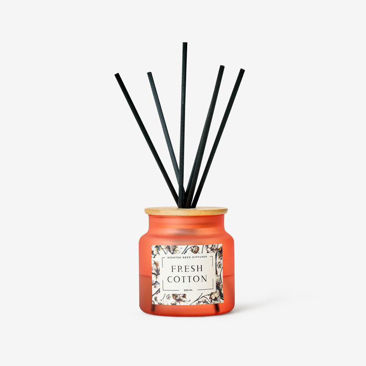 Symple Stuff Fresh Cotton Diffuser, Orange, 500 Ml | Wayfair.co.uk