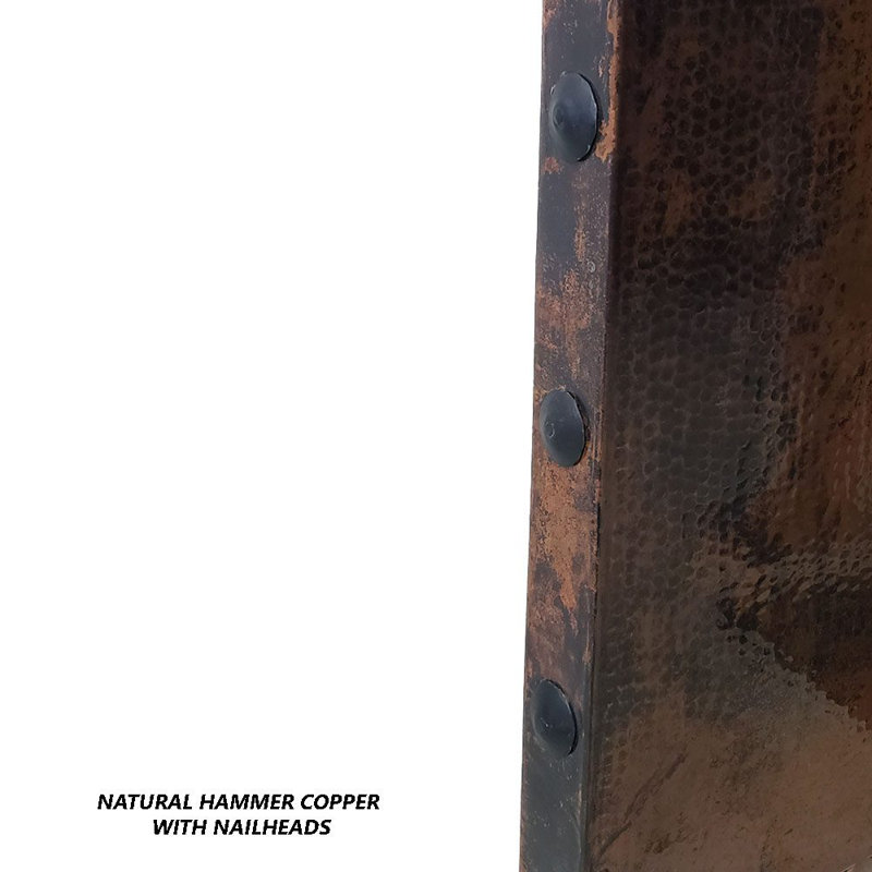 Mexports by Susana Molina Coffee Table with Copper top and Wrought Iron ...