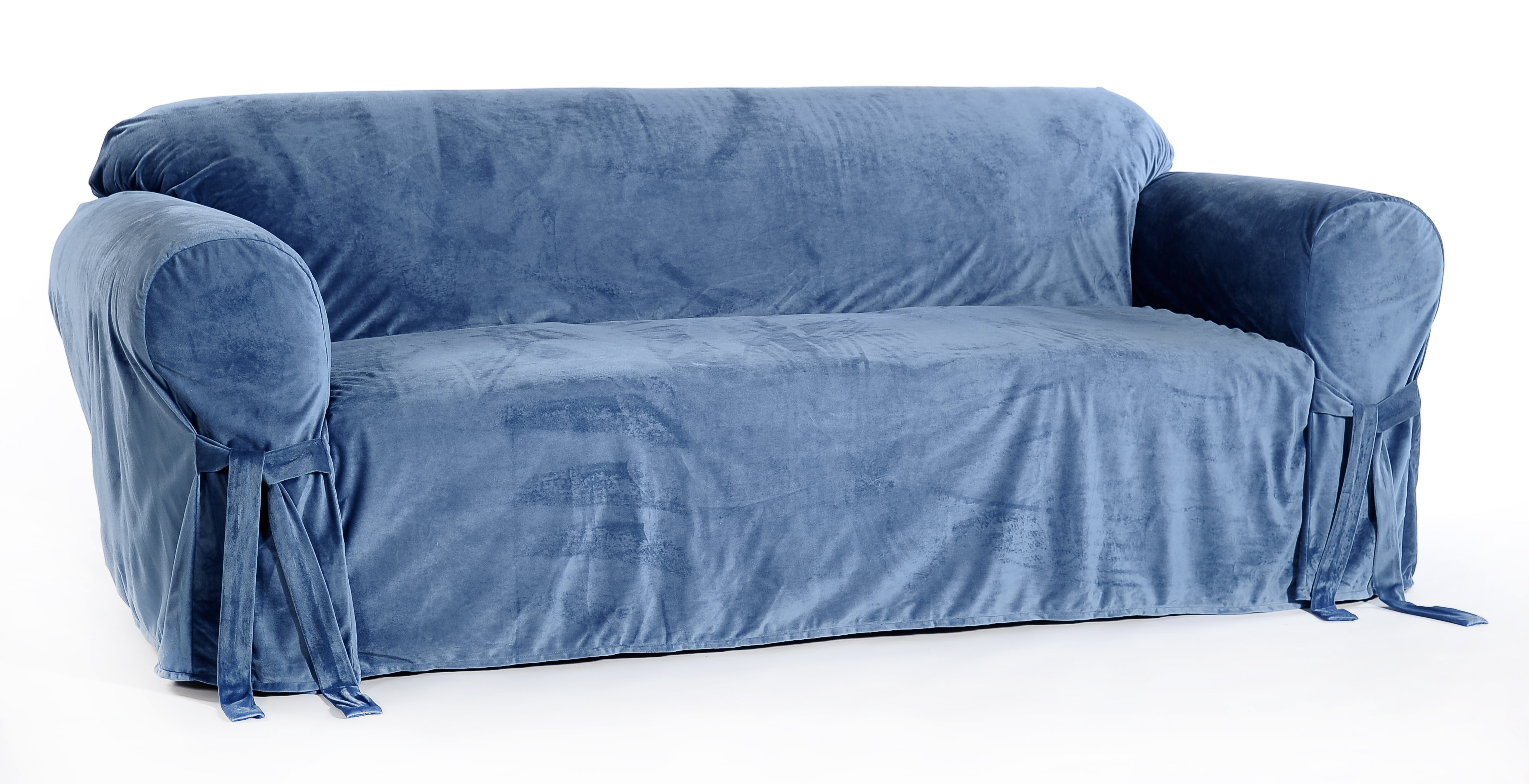 Ebern Designs Box Cushion Sofa Slipcover & Reviews | Wayfair