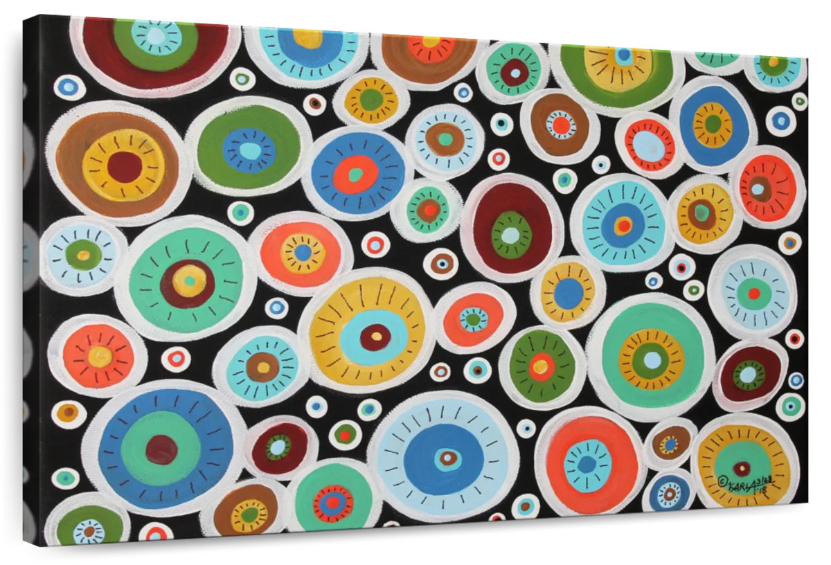 Wade Logan® Avery Round Blooms | Wayfair