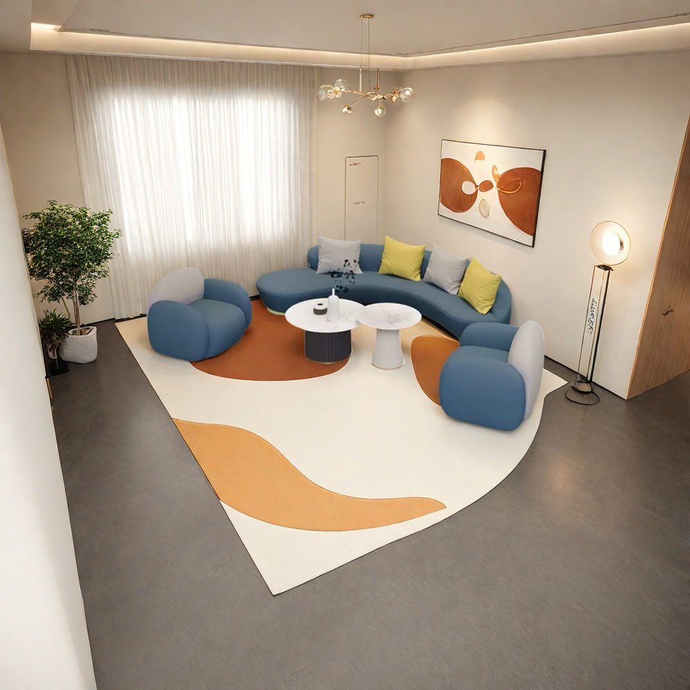 ANCOREY Personality light luxury curved sofa | Wayfair