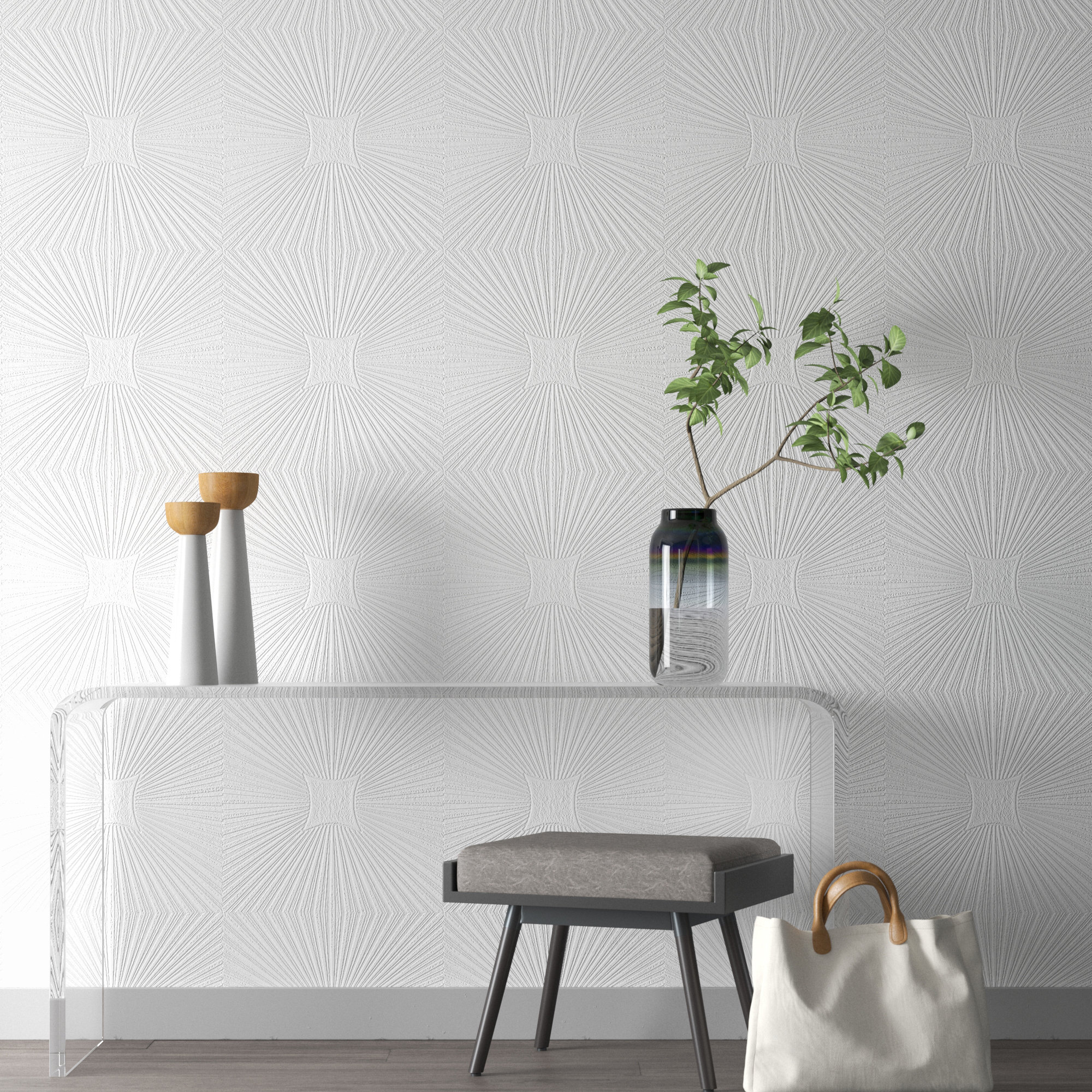 Mercury Row® Paille Texture Pattern Roll & Reviews | Wayfair
