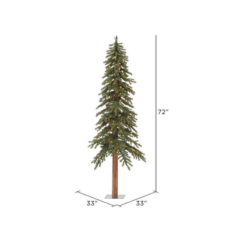 Mercury Row® Oatman Natural Alpine Artificial Christmas Tree & Reviews ...