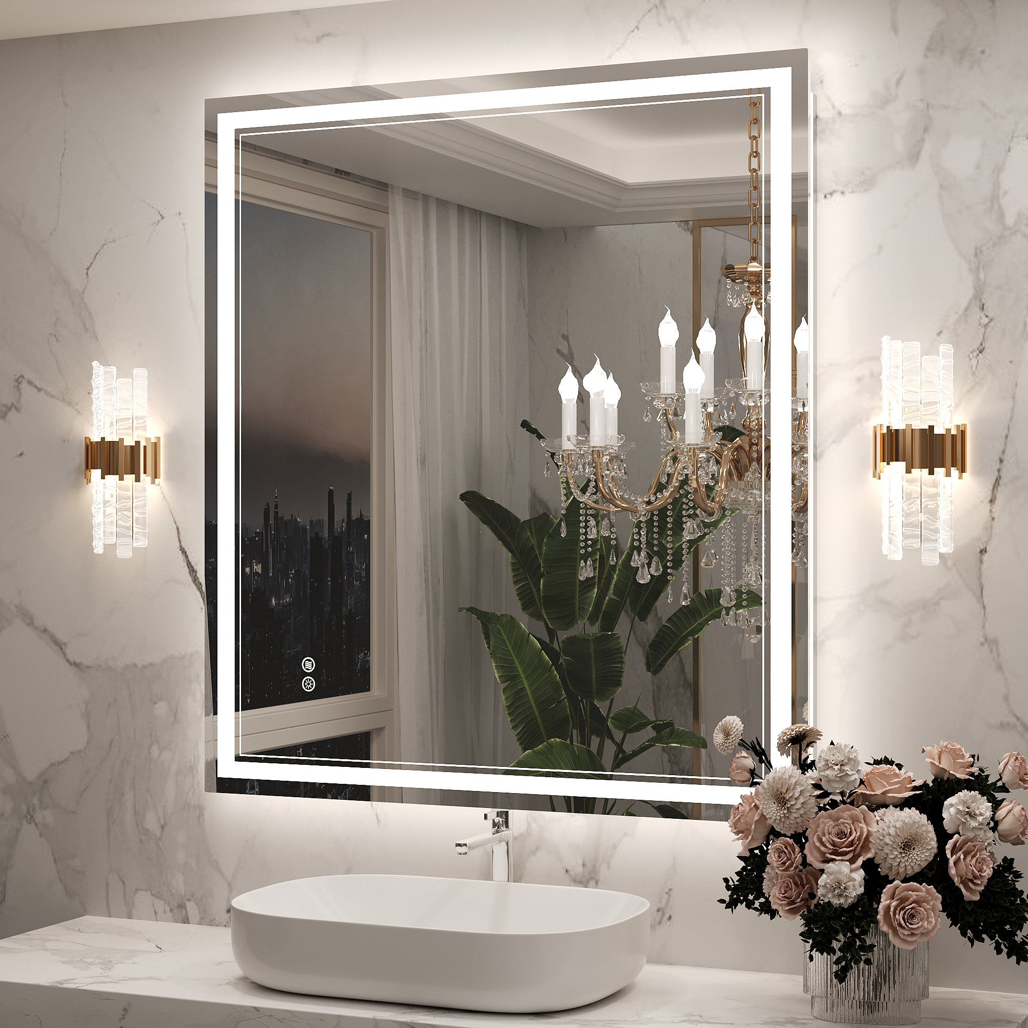 Ivy Bronx Miroir de salle de bain mural Molly - Wayfair Canada
