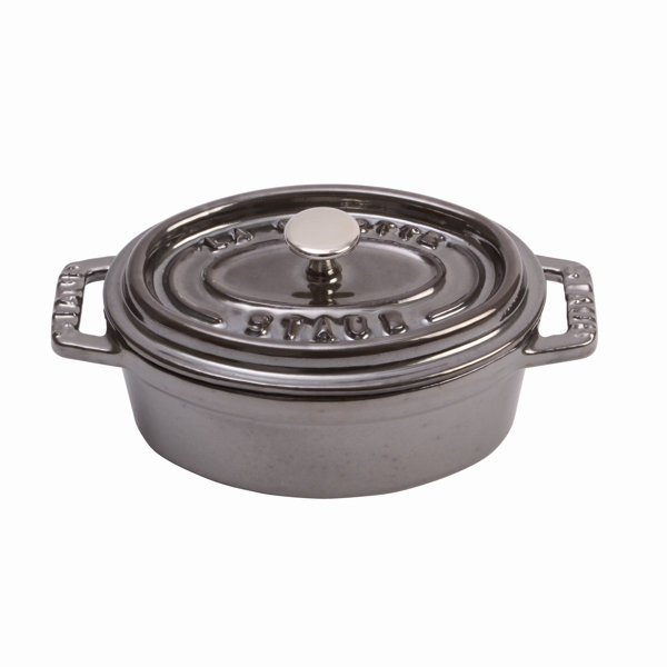 Staub Mini Oval 0.25 qt. Cocotte in Lemon | Perigold