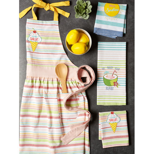 August Grove® Striped Assorted Linens Set | Wayfair