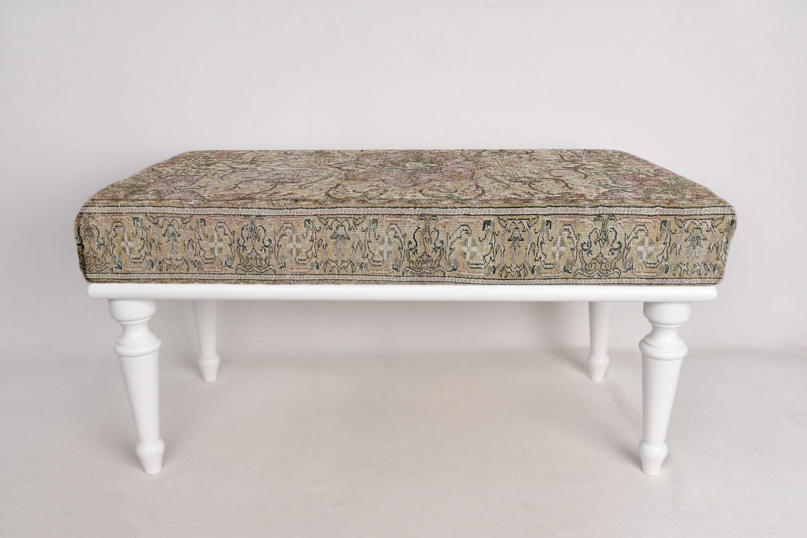 Dakota Fields Ethnic Pattern Bench, Decorative Bench, Ottoman Bench, Upholstered Bench, Turkish ...