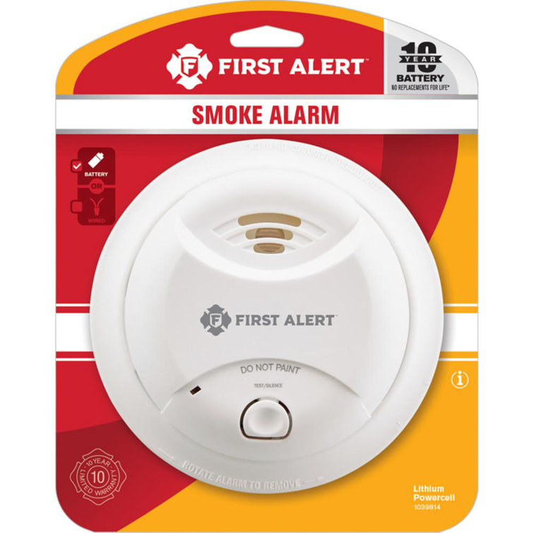 First Alert Wall Mounted Smoke Detector | Wayfair
