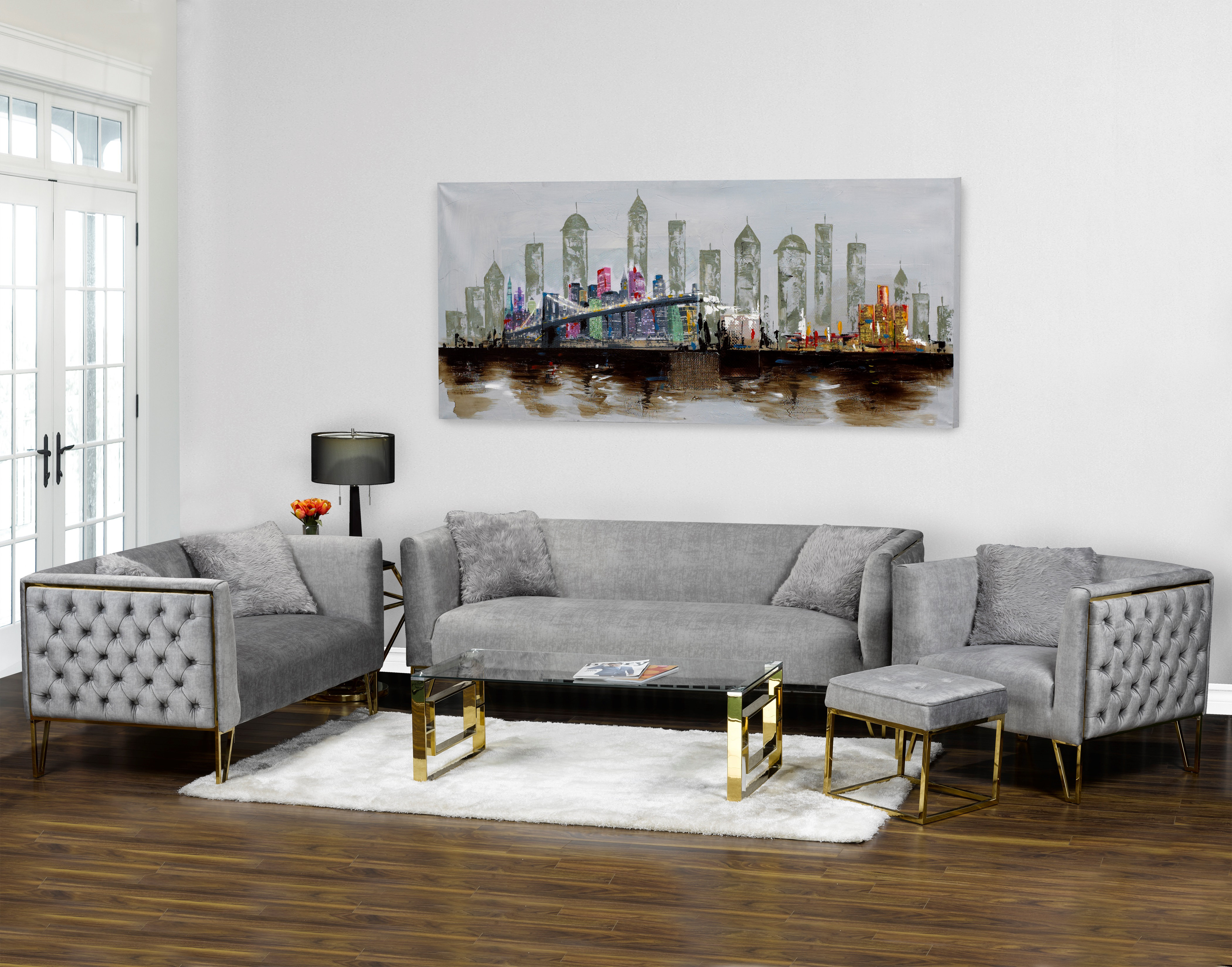 Everly Quinn Dorothee 3 Piece Living Room Set | Wayfair