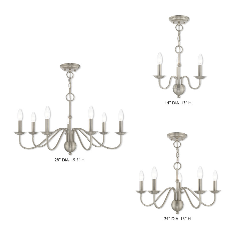 Three Posts™ Seiling 5 - Light Dimmable Classic / Traditional ...