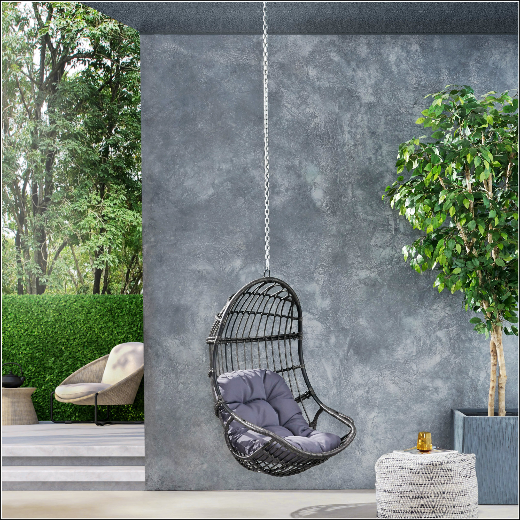 Dakota Fields BERKSHIRE HANGING CHAIR WITH 8FT CHAIN - Wayfair Canada
