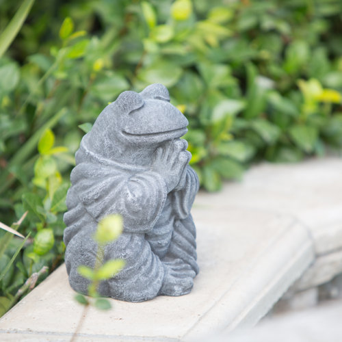 Trinx Shah Frog Religious & Spiritual Concrete Garden Statue & Reviews ...