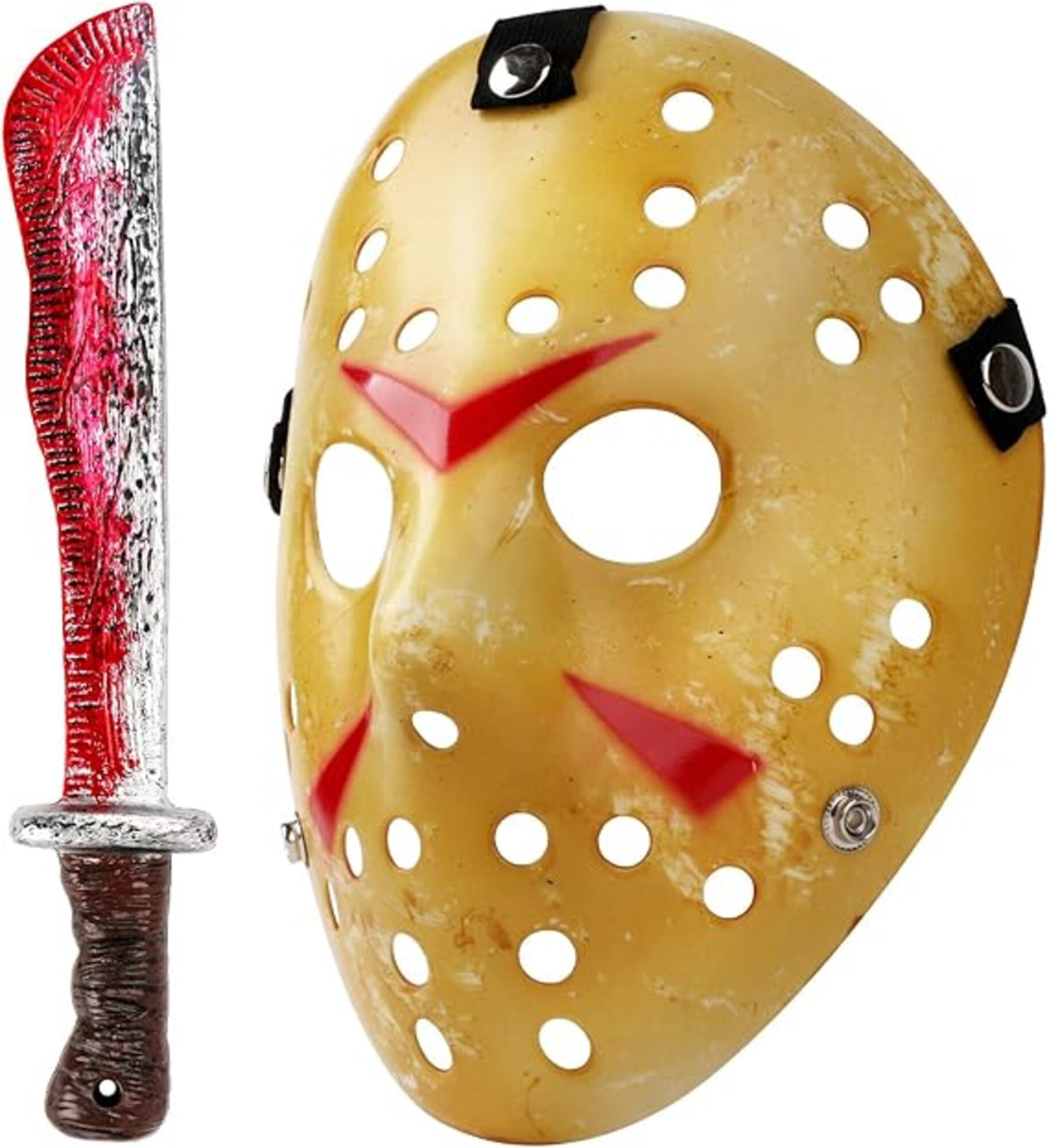Wrought Studio Mosqueda Cosplay Mask Machete Costume Halloween Horror ...