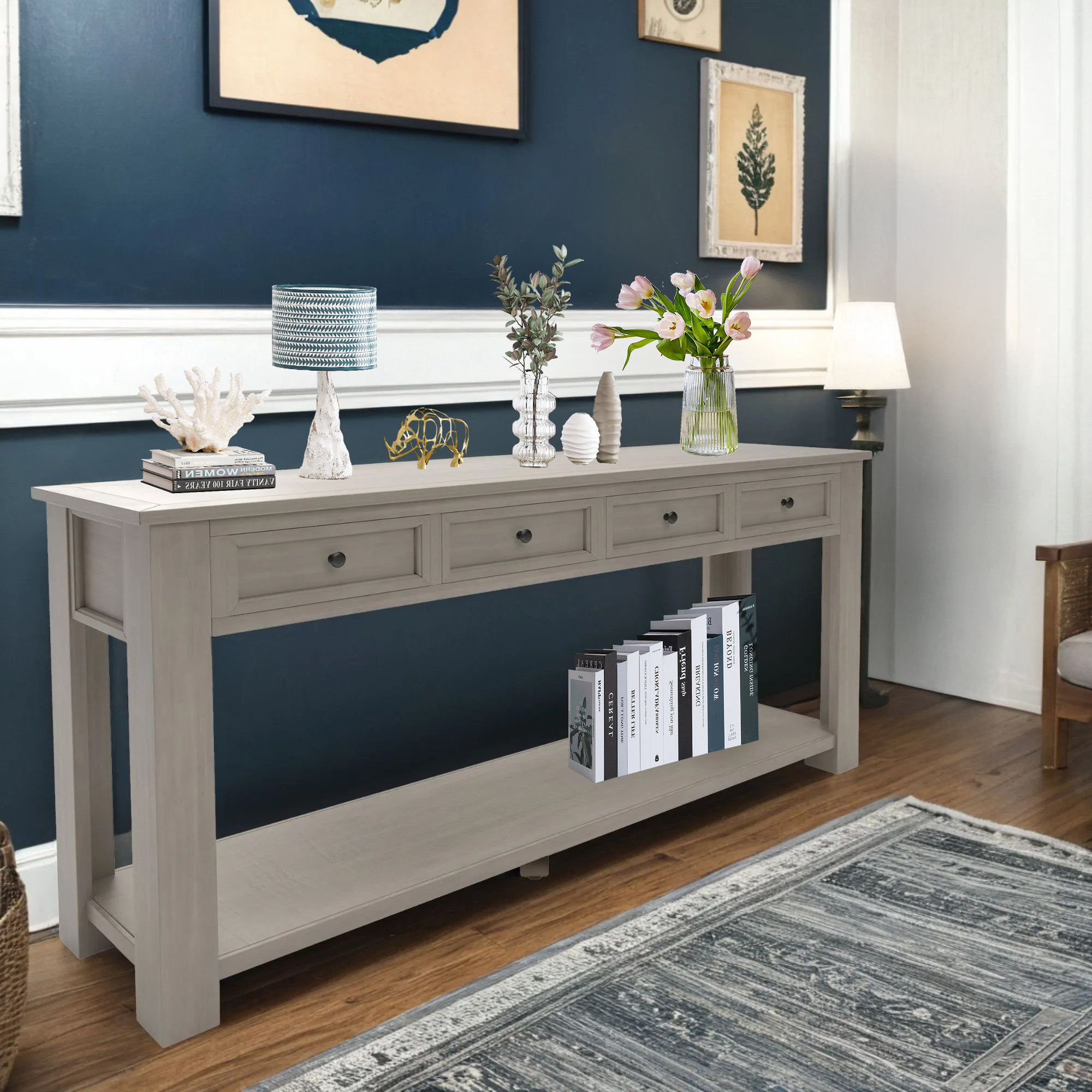 Lark Manor Hagberg 64" Console Table - Wayfair Canada