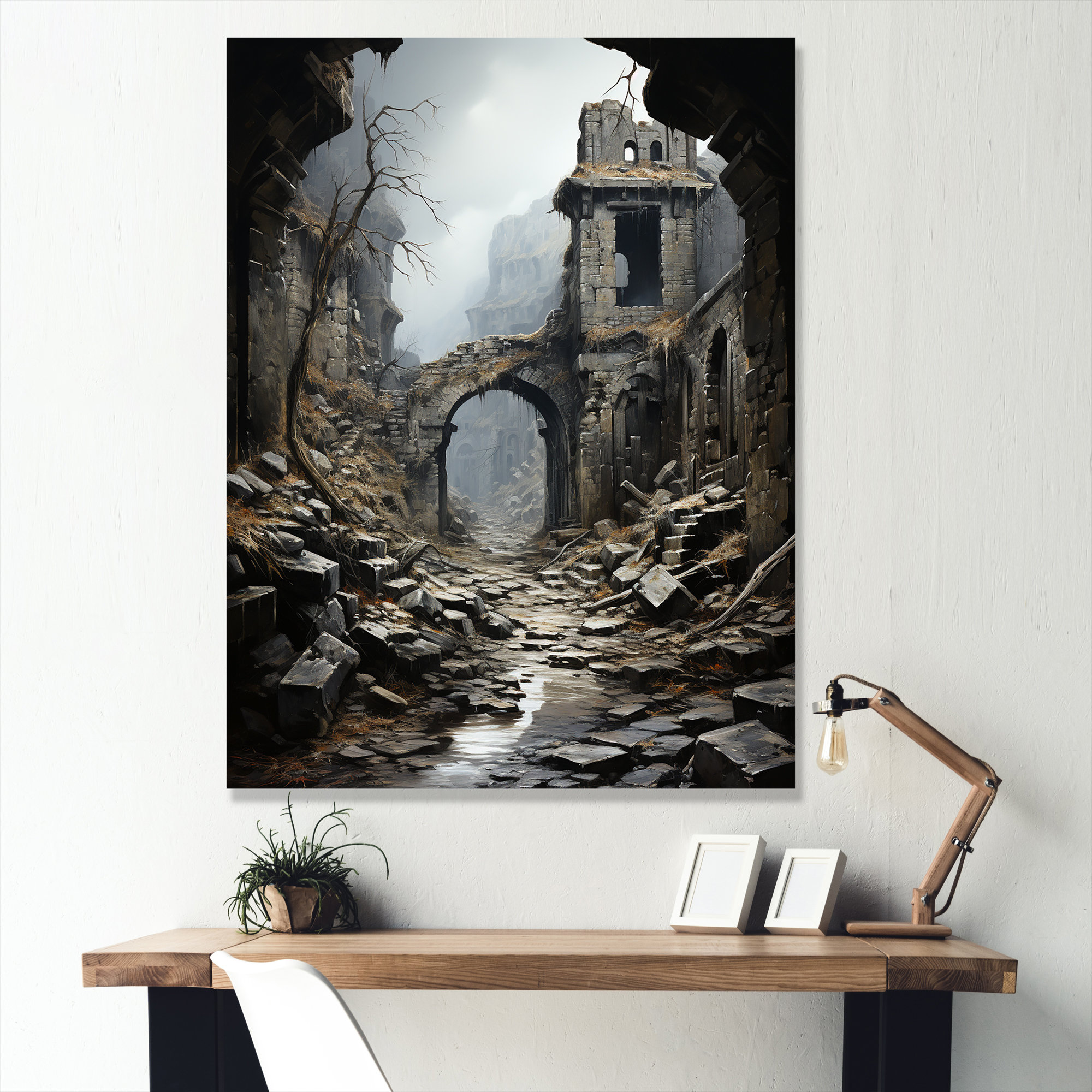Design Art Military War Landscape No Mans Land I | Wayfair