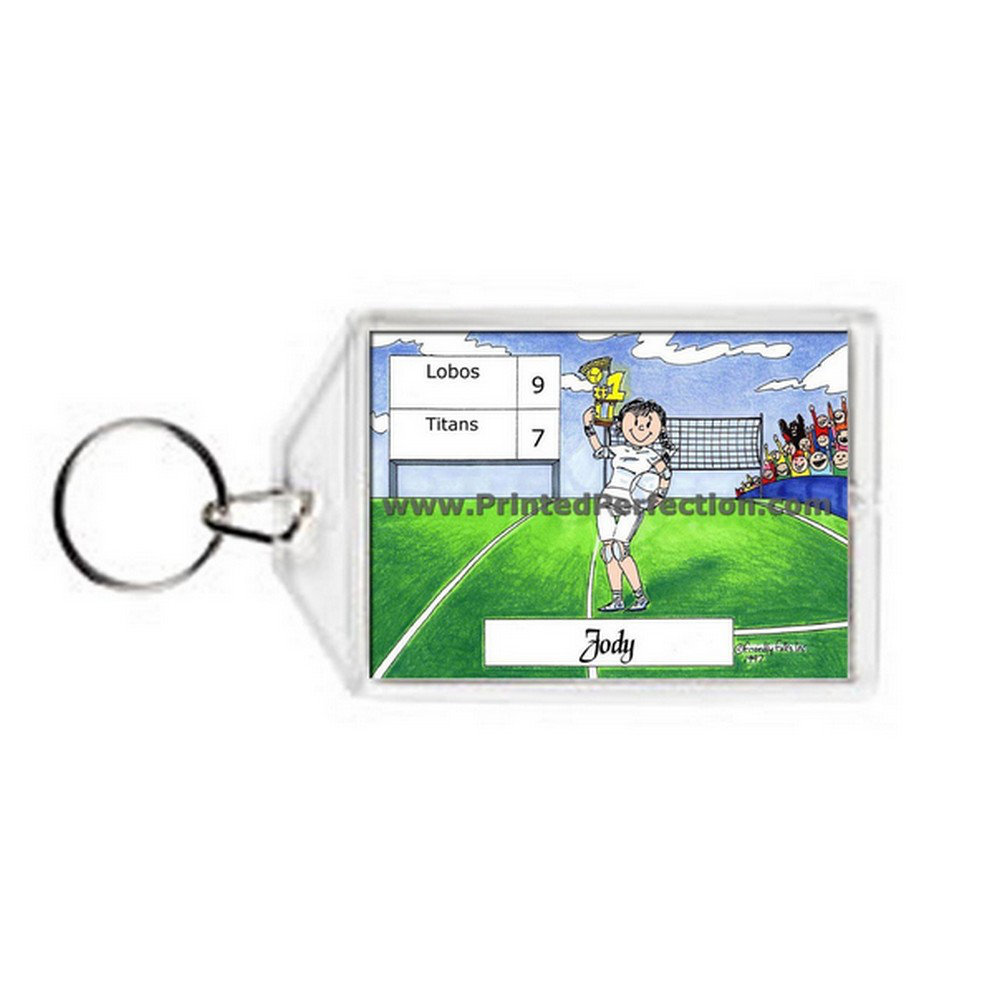 Printed Perfection Personalized Voleyball Player - Female Acrylic Key ...