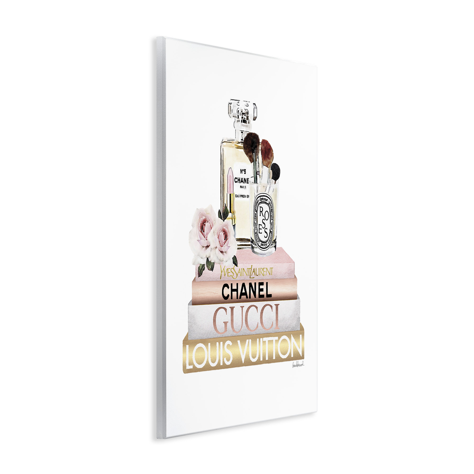 Stupell Industries Fashion Essentials With Iconic Glam Brands by Amanda ...