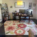 Red Barrel Studio® Leroi Floral Handmade Tufted Red/Pink Area Rug ...