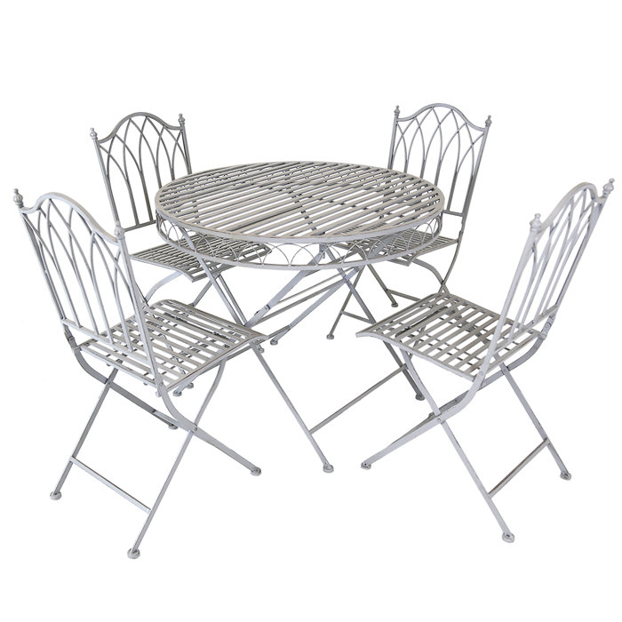 Rosalind Wheeler Anden Square 4- Person Table Set | Wayfair.co.uk