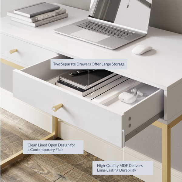 Mercer41 Leini 42'' Desk & Reviews | Wayfair