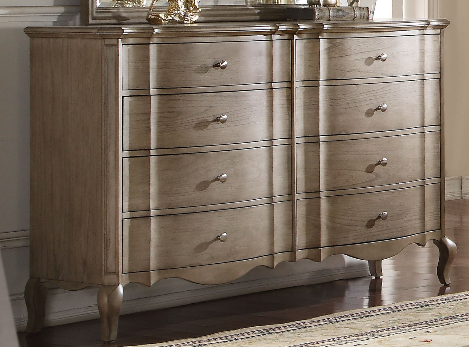 Laurel Foundry Modern Farmhouse Tasker 8 Drawer 64" W Double Dresser ...