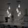 Everly Quinn 100" H Adjustable 5 - Light Cluster Teardrop Pendant ...
