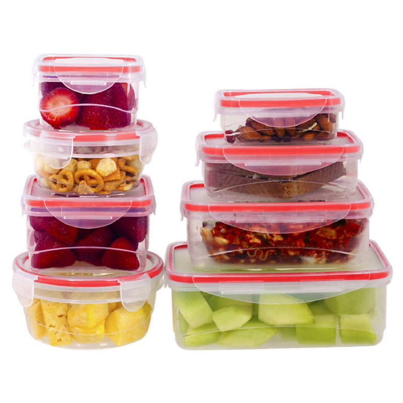 Prep & Savour Kenzie Plastic 8 Container Food Storage Set & Reviews ...