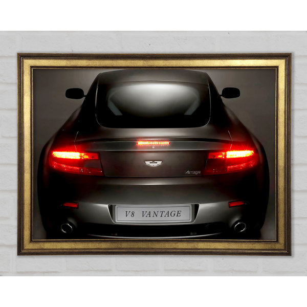 Ebern Designs Aston Martin Vantage Gun Metal Grey Rear - Print ...