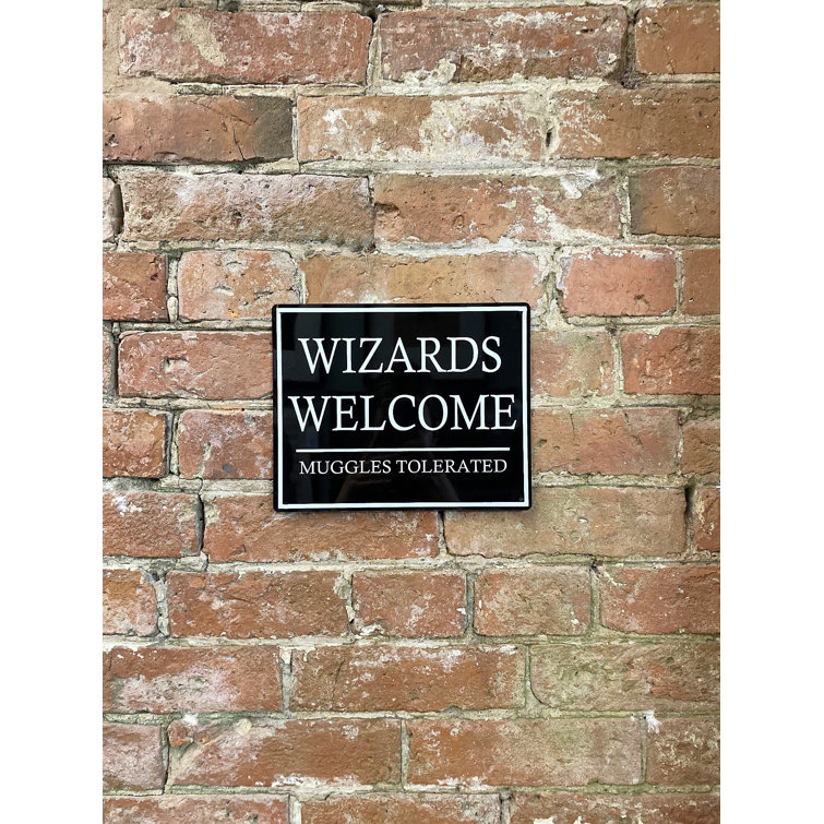 Happy Larry Woodford Welcome Muggles Tolerated Signs and Plaques ...