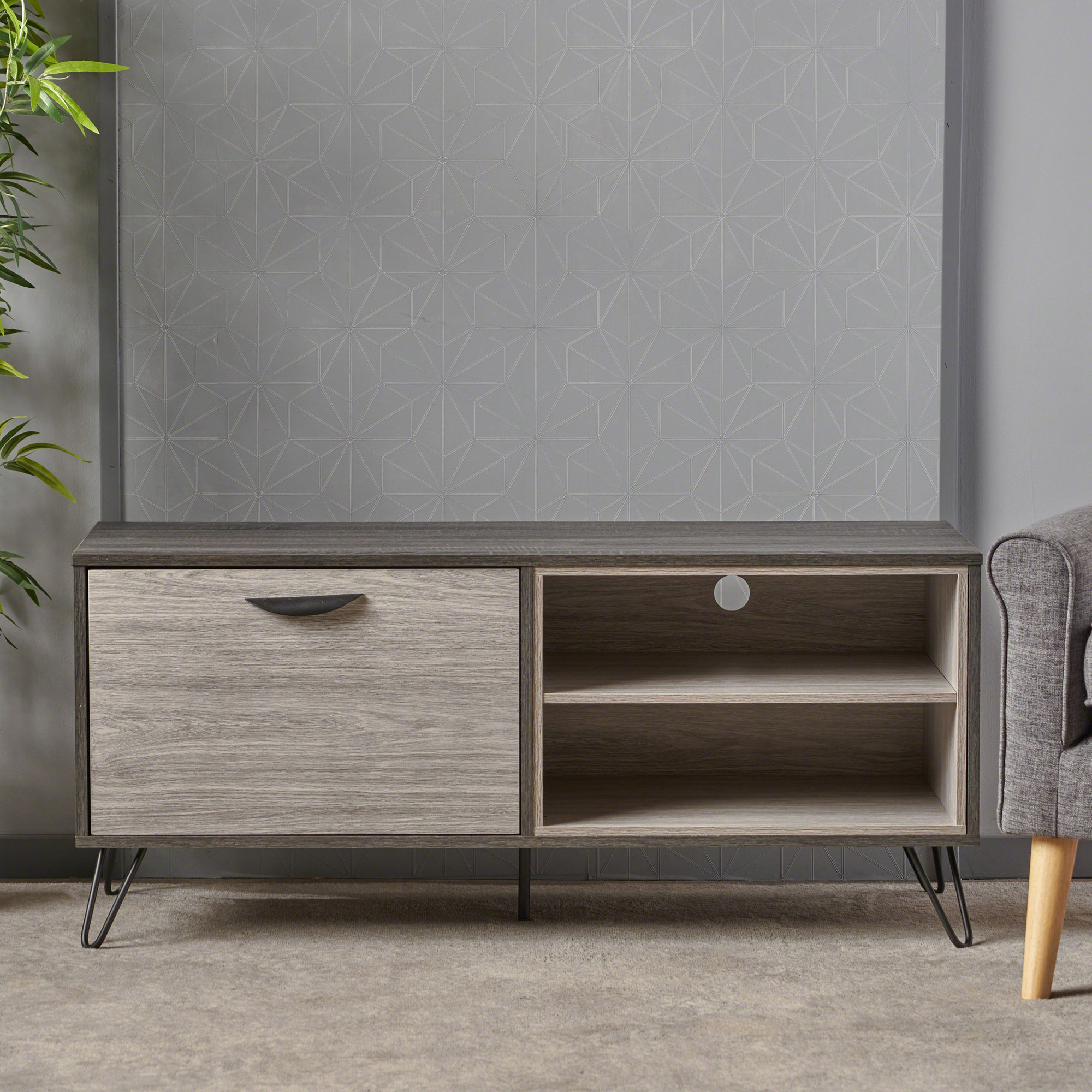 Corrigan Studio Wood TV cabinet for TVs up to 50" - Wayfair Canada