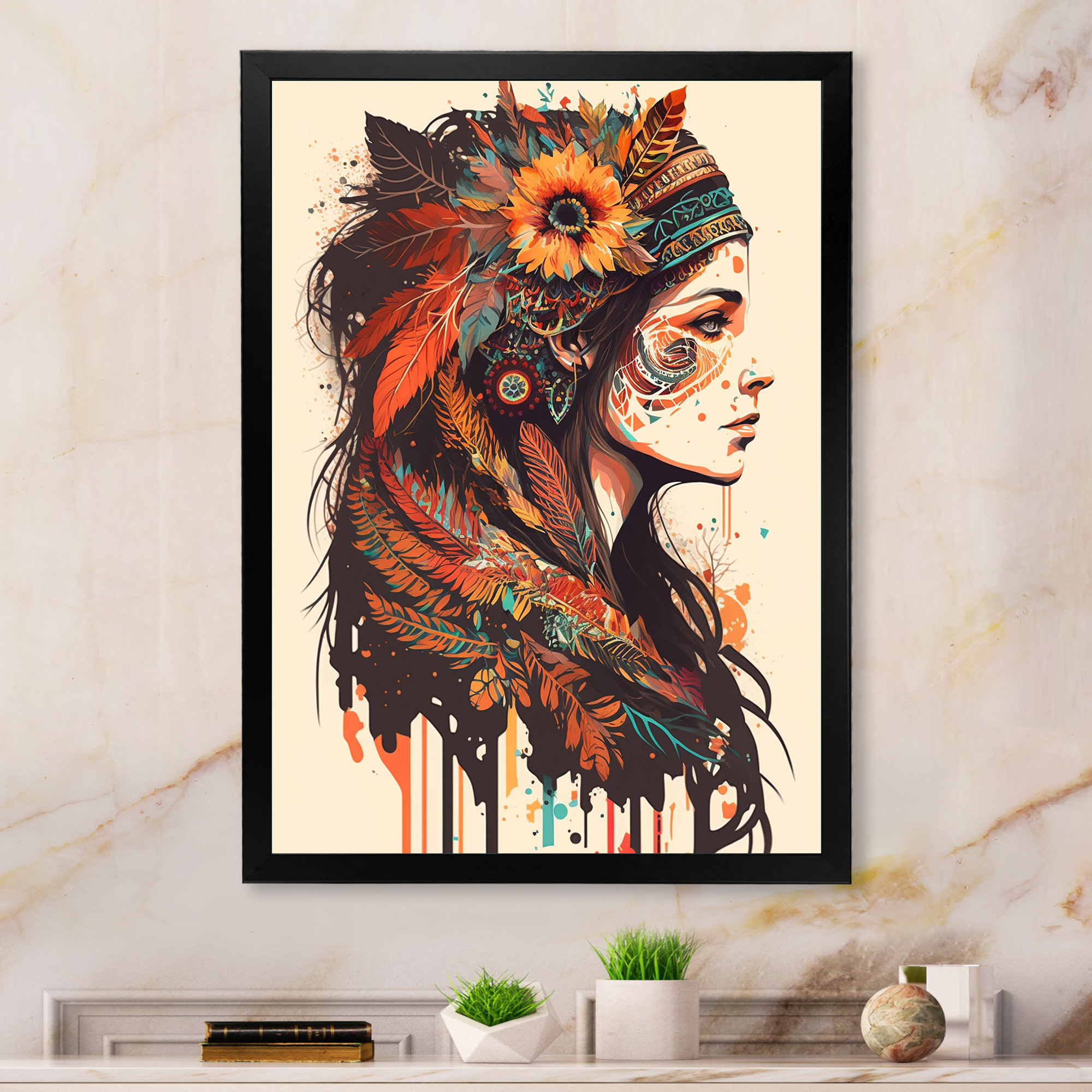 Dakota Fields Crivello Portrait Of A Bohemian Woman III On Canvas Print ...