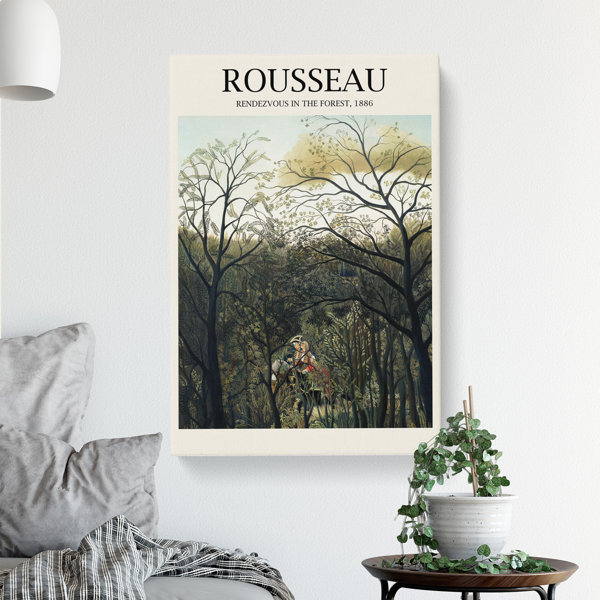 East Urban Home Rendezvous In The Forest by Henri Rousseau - Wrapped ...